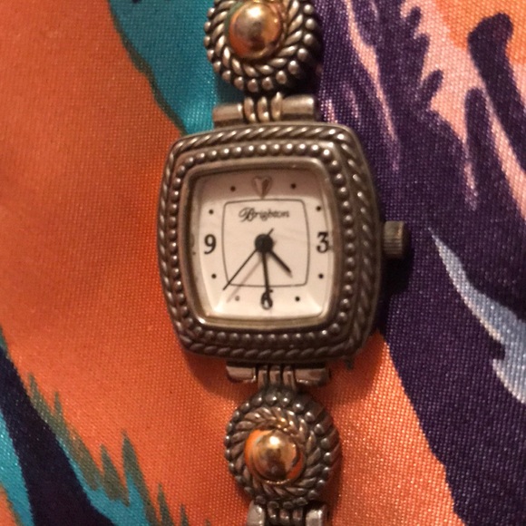 Brighton | Accessories | Brighton Tuscany Watch Gold Silver Stainless ...